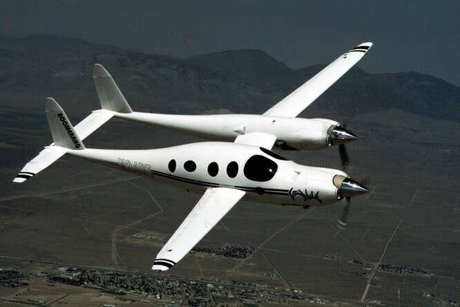 Забавный асимметричный самолет: история Rutan Model 202 Boomerang