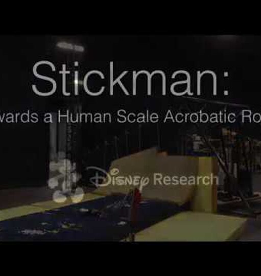 Stickman: виртуозный робот-гимнаст от Disney