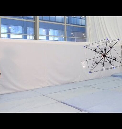 Omnicopter: двигается в любом направлении и ловит предметы на лету